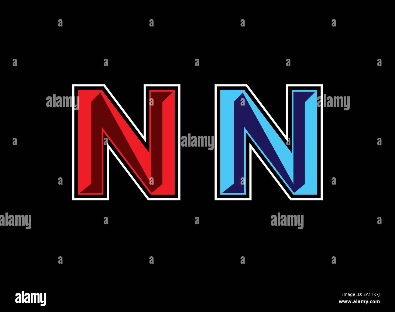 3 D letter logo, colorful logo Stock Vector Image & Art - Alamy