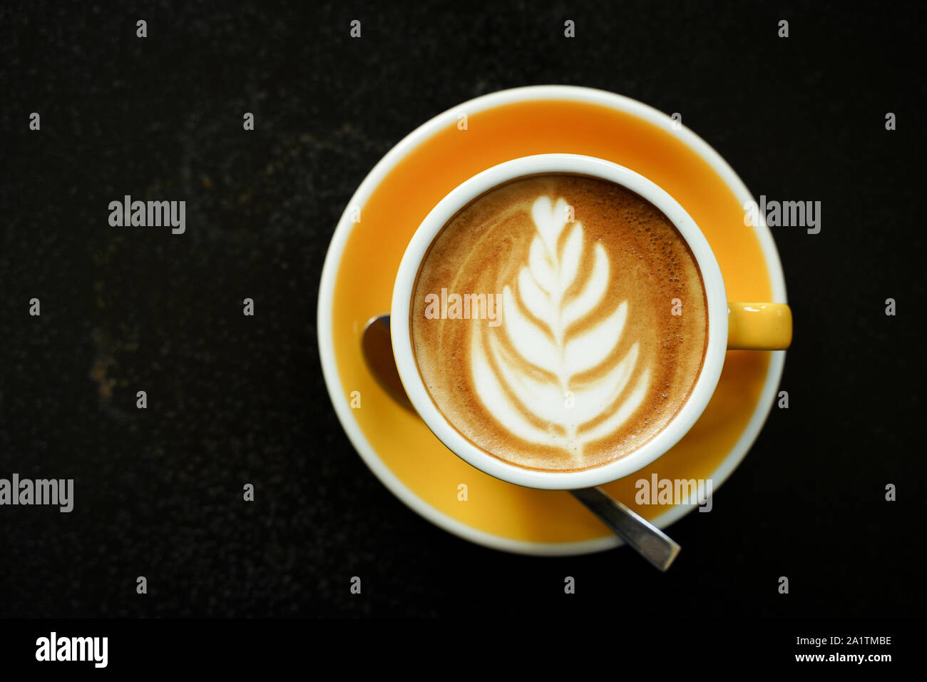 Latte leaf pattern hi-res stock photography and images - Alamy