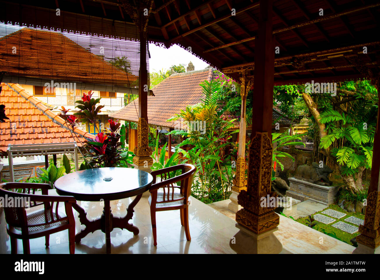 Traditional Balinese Decorative Architecture - Indonesia Stock Photo ...