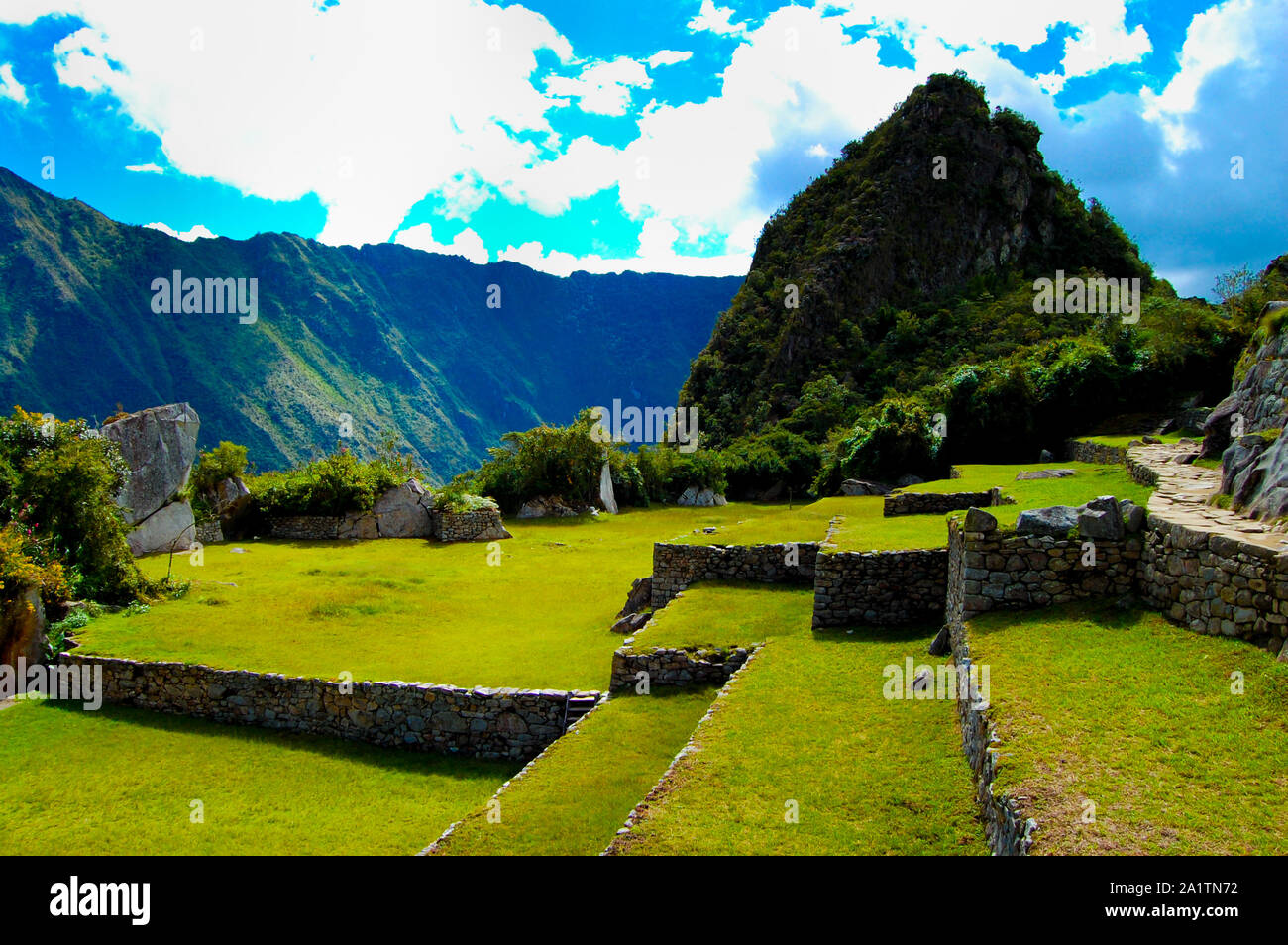 Machu Picchu Inca Ruins - Peru Stock Photo - Alamy