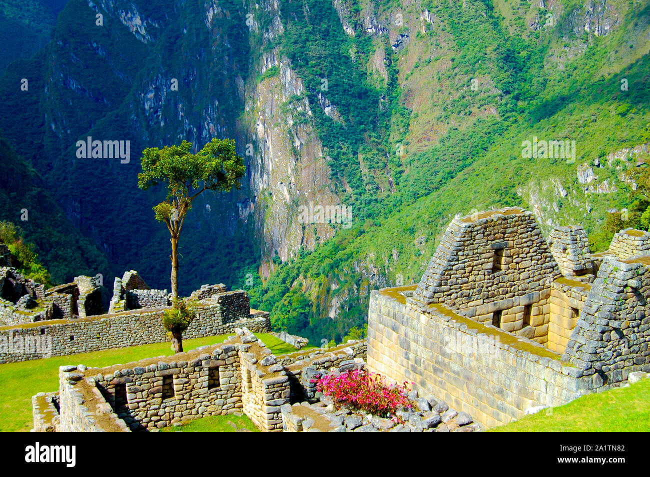 Machu Picchu Inca Ruins - Peru Stock Photo - Alamy