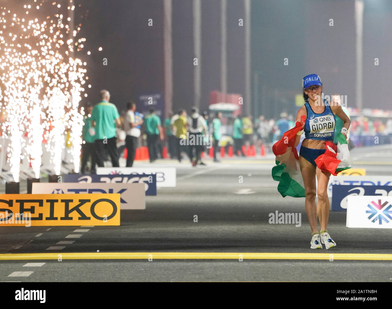 Doha, Qatar. 29th Sep, 2019. Eleonora Anna Giorgi of Italy competes ...