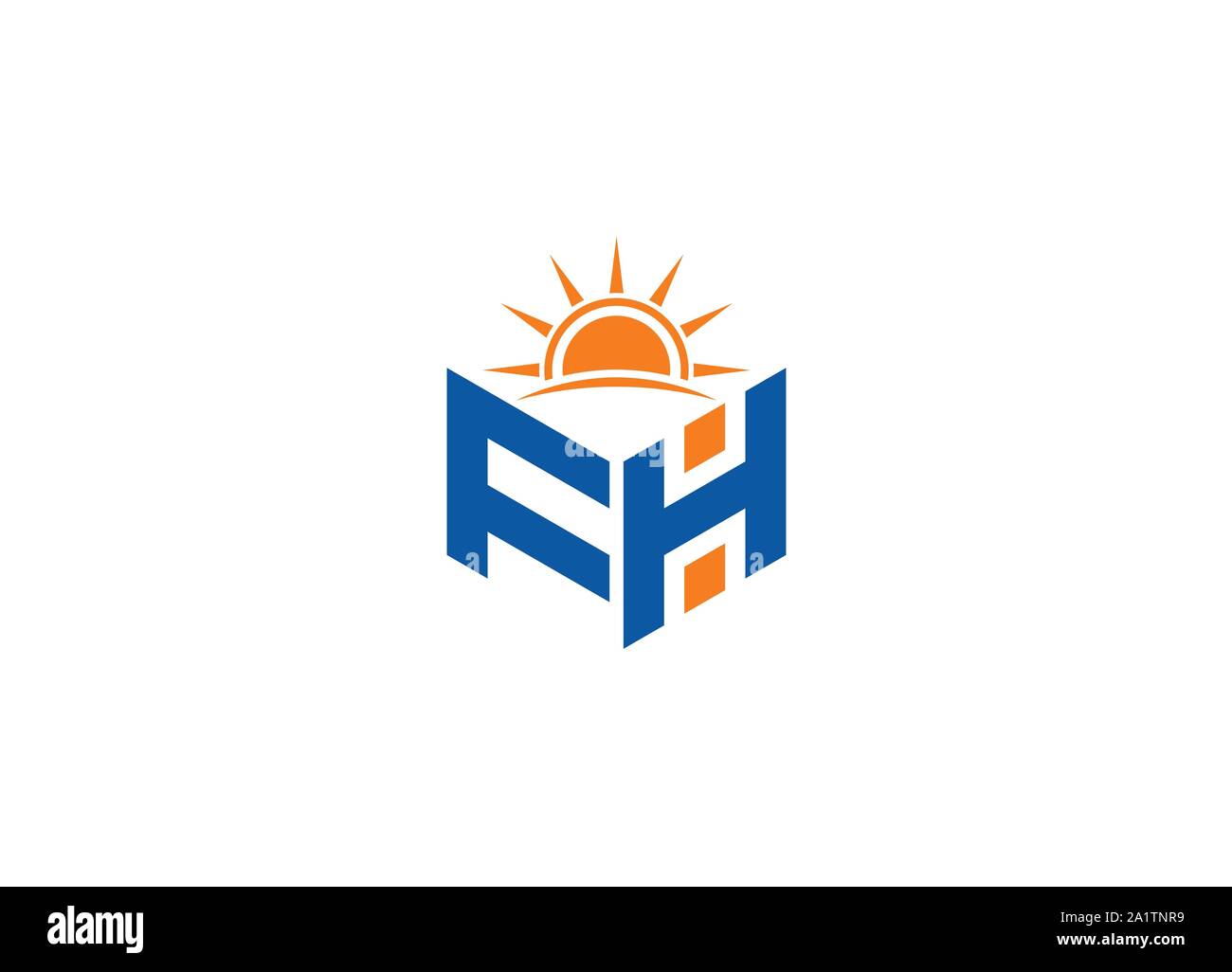 Abstract polygonal Letter Logo, hexagon letter logo, polygonal Letter ...