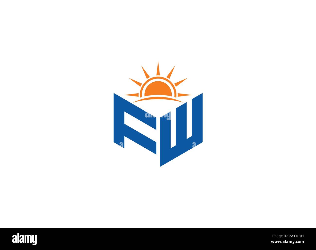 Abstract polygonal Letter Logo, hexagon letter logo, polygonal Letter ...