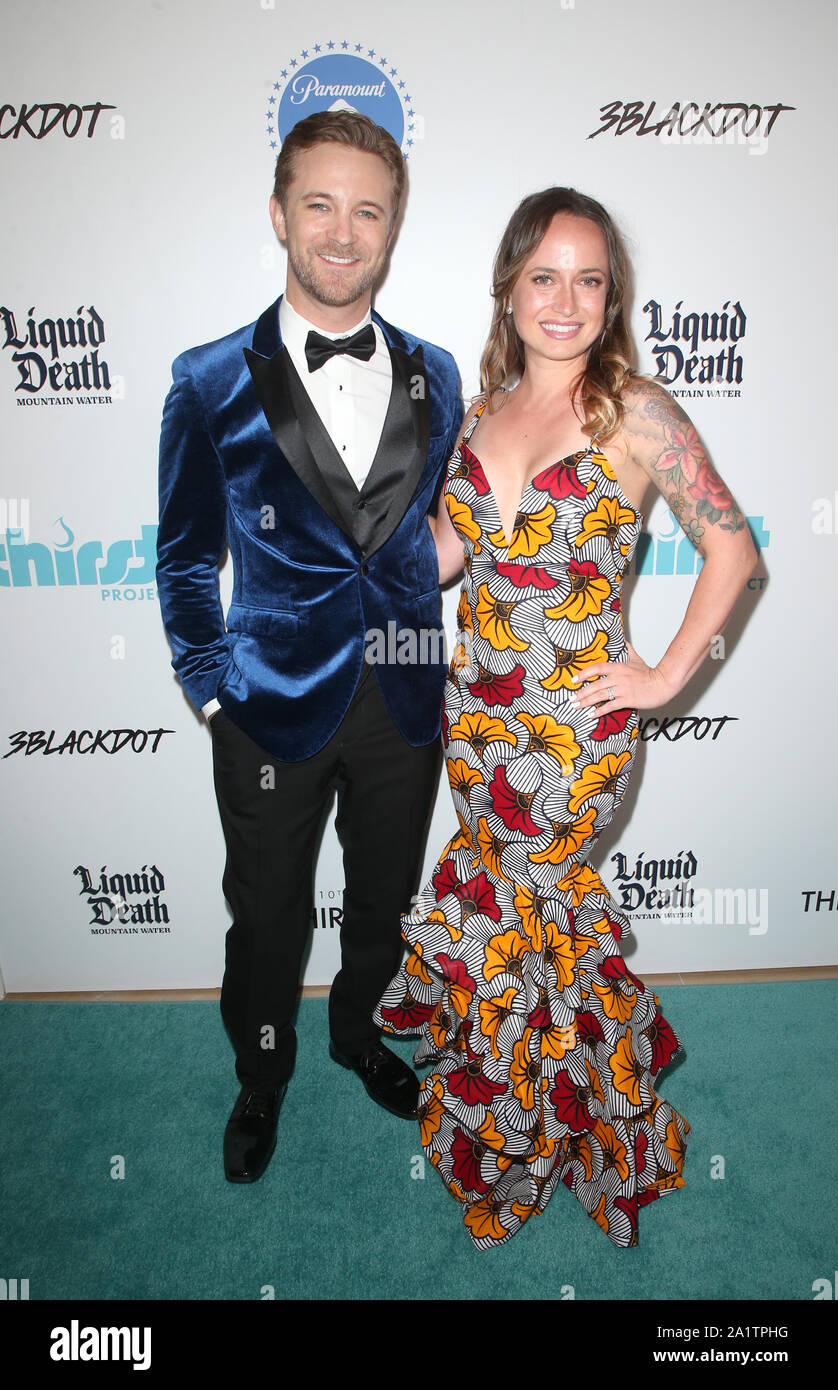 Beverly Hills, USA. 28th Sep, 2019. Michael Welch, Samantha Maggio, at ...