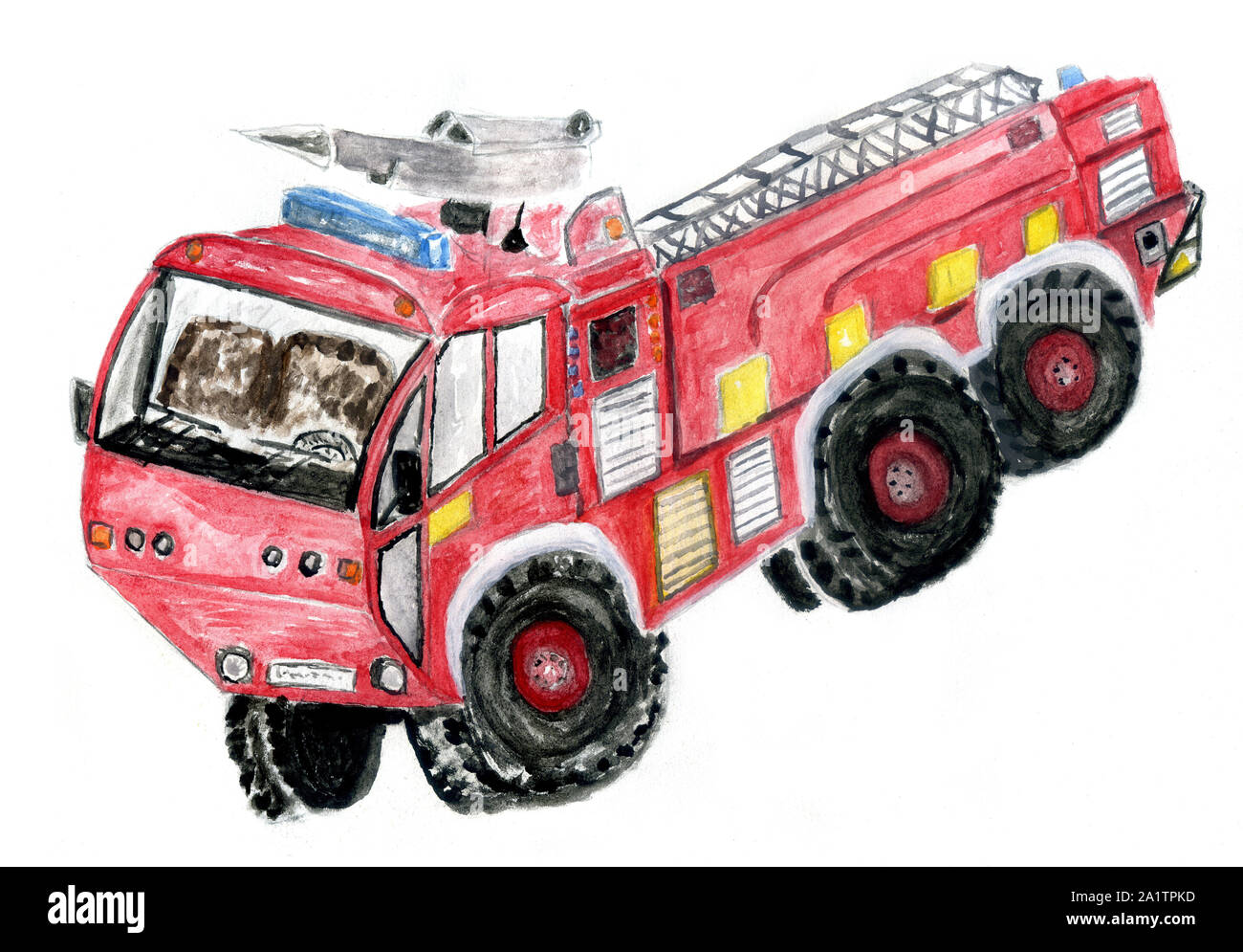 Fire Engine Cut Out Stock Images & Pictures - Alamy