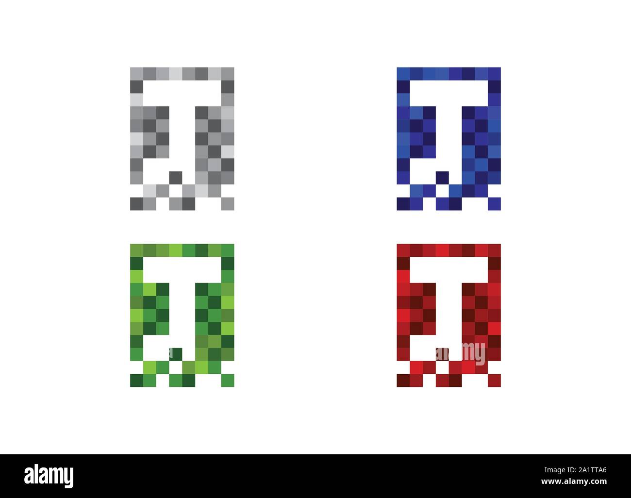 Pixel font hi-res stock photography and images - Alamy