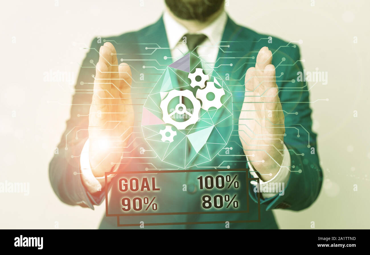 Handwriting text writing Goal 100 Percent 90 Percent 80 Percent ...