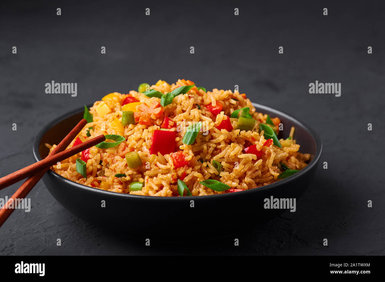 Schezwan fried rice hi-res stock photography and images - Alamy