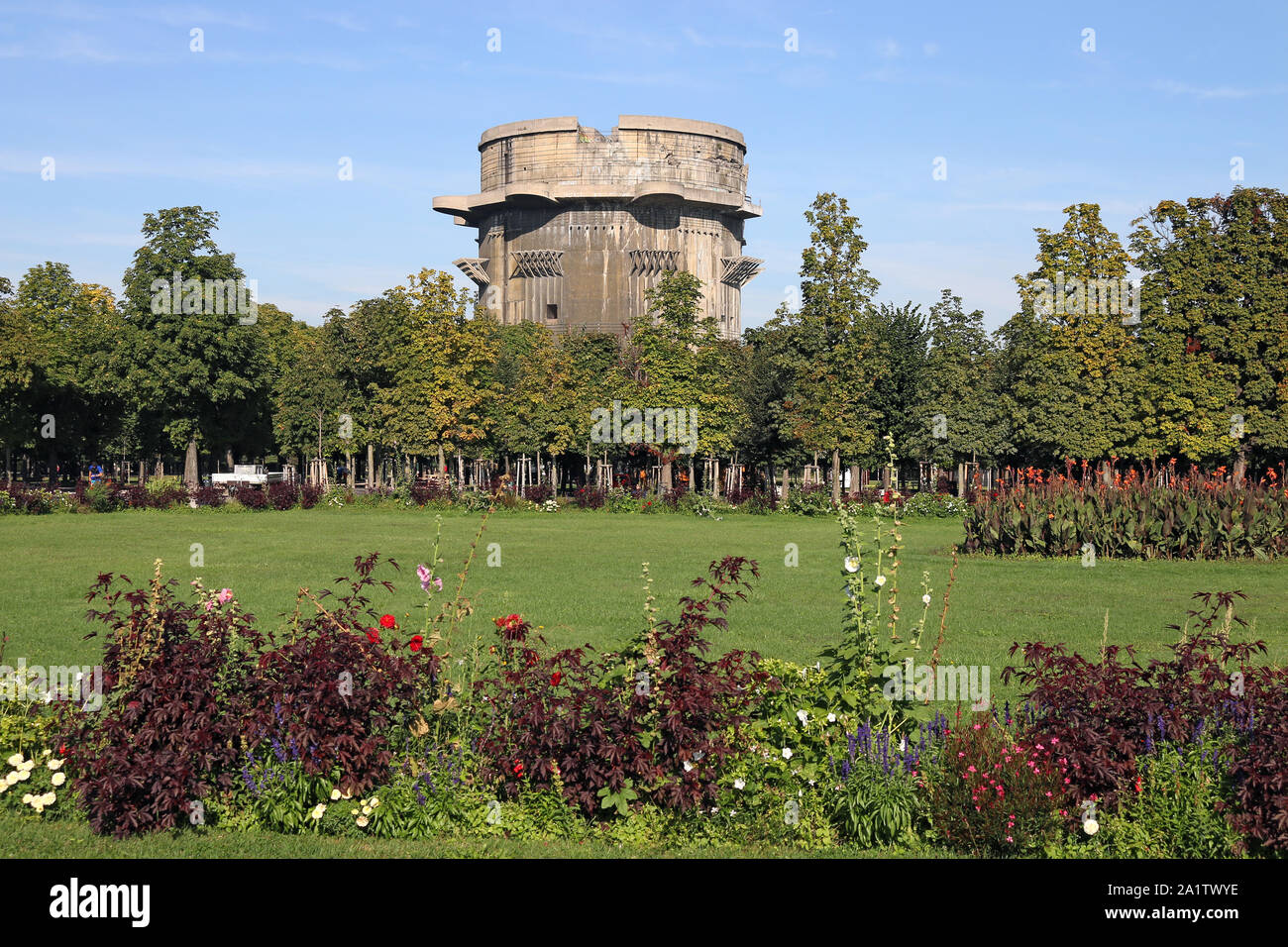 Wien flakturm vienna flak tower hi-res stock photography and images - Alamy