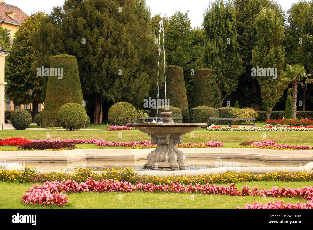 Beautiful garden in vienna hi-res stock photography and images - Alamy