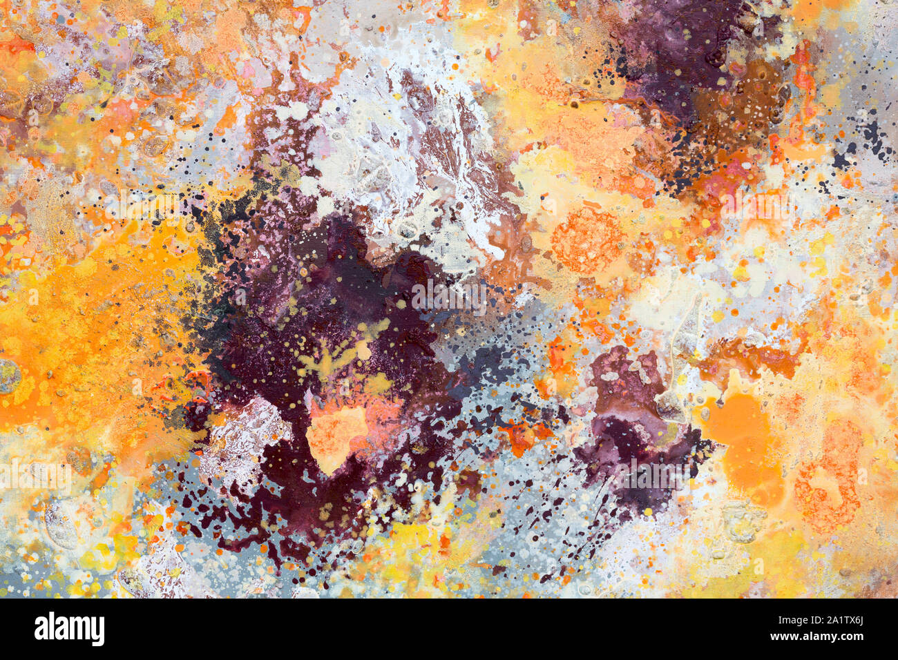 Painting in unique colours for your ideal interior Stock Photo - Alamy