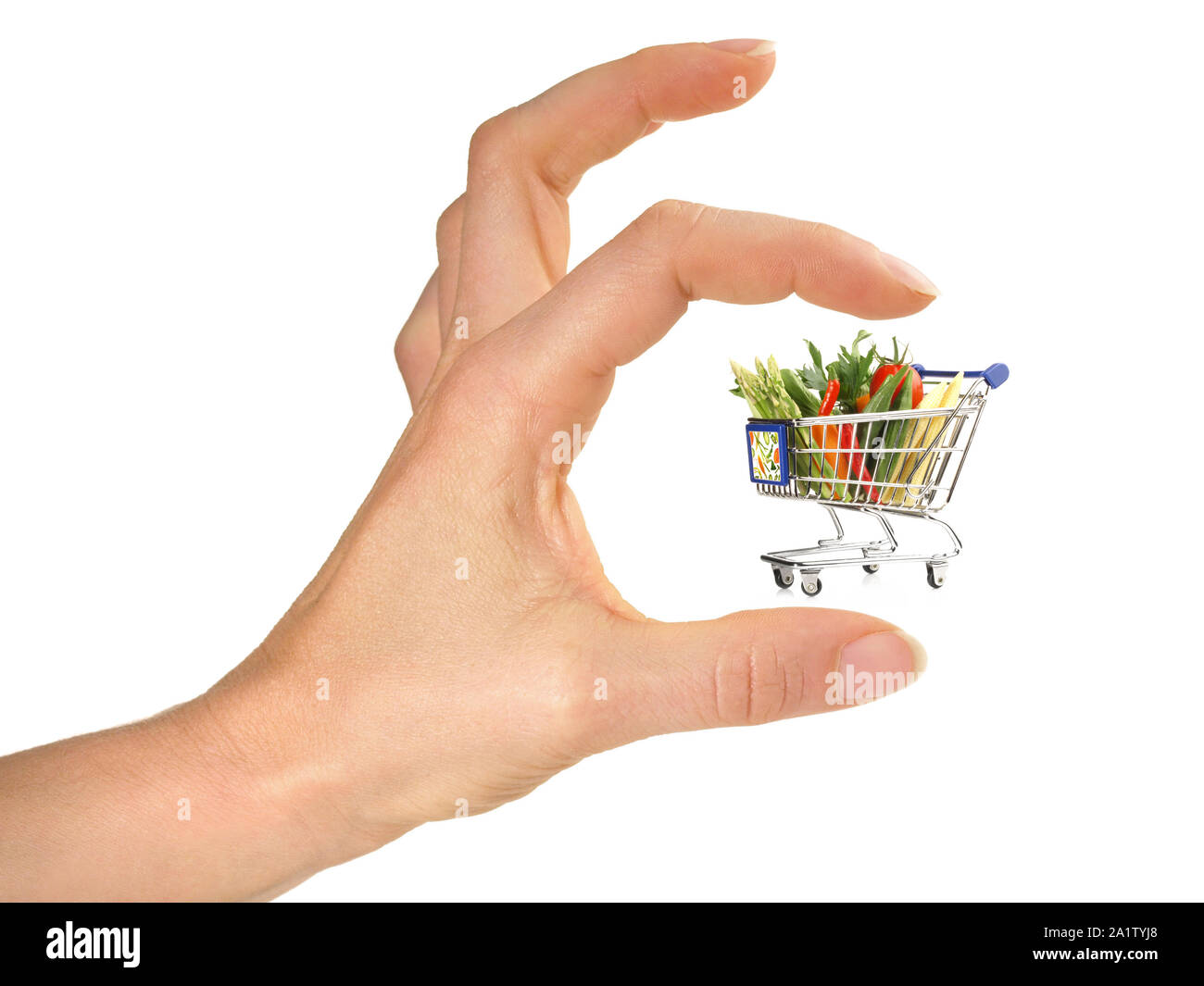 Shopping cart white background hi-res stock photography and images - Alamy