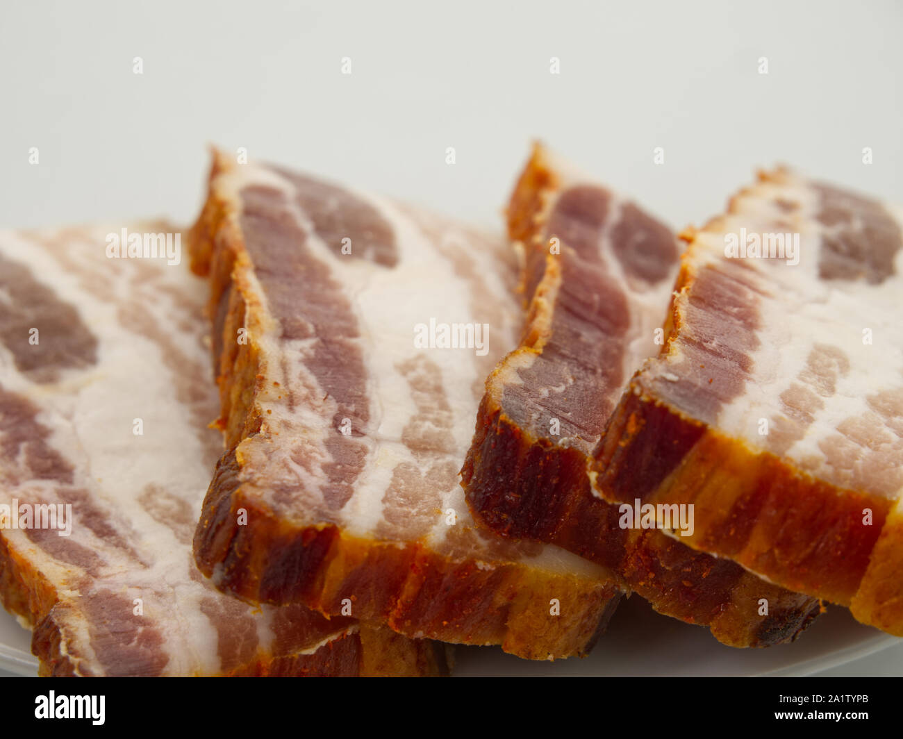 Fat beef slices hi-res stock photography and images - Alamy