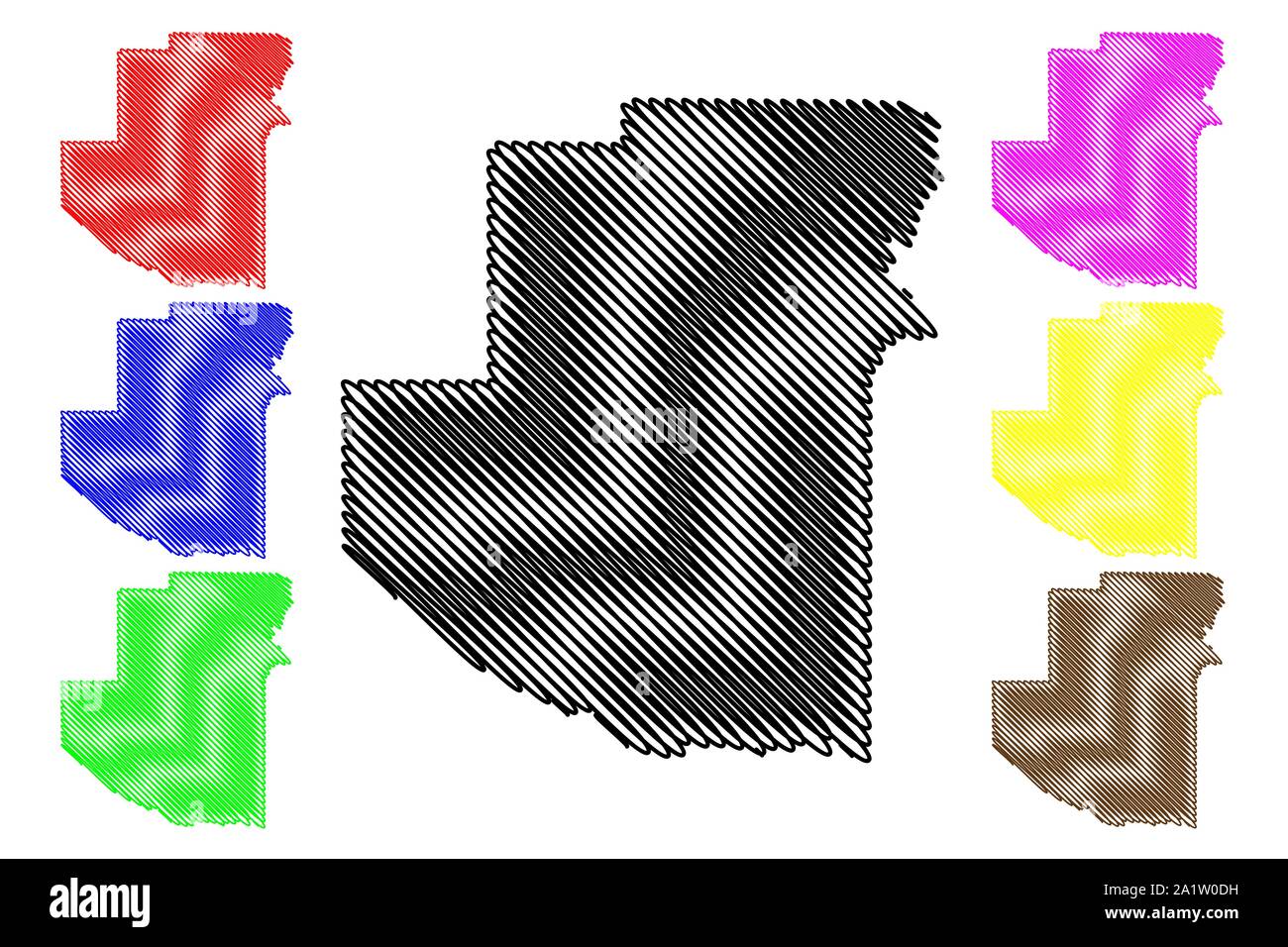 Map of terrell Stock Vector Images - Alamy