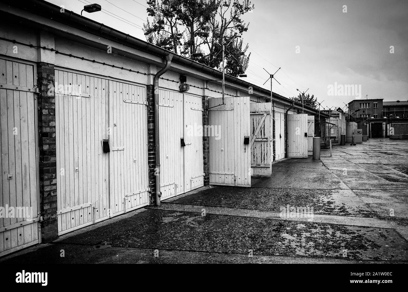 Old German jail, detail of confinement and crime, justice Stock Photo ...