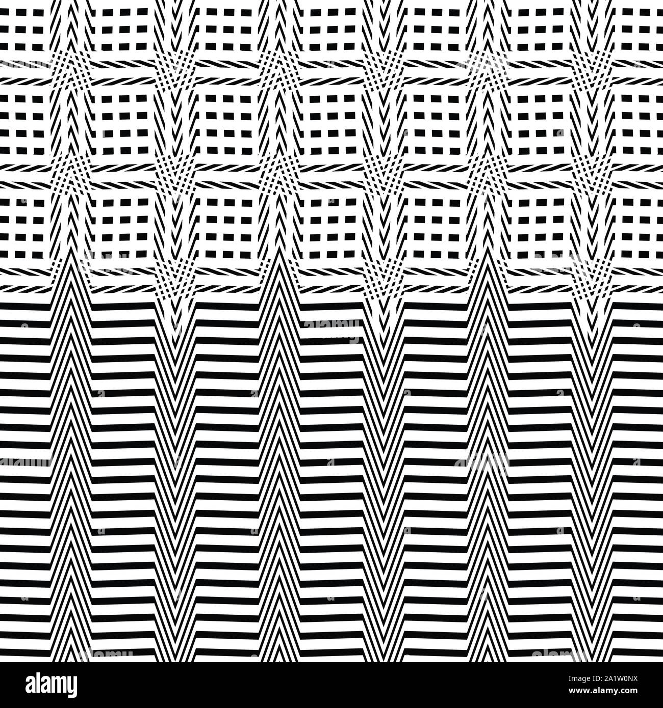 Interlace, interlocking lines. Curve, flex intersecting lines grid ...