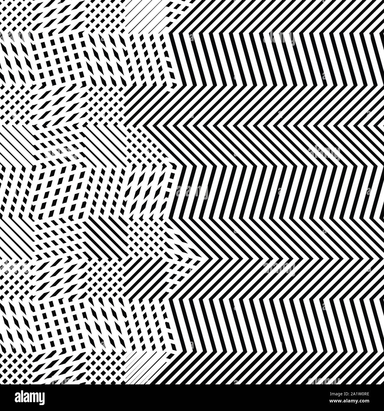 Interlace, interlocking lines. Curve, flex intersecting lines grid ...