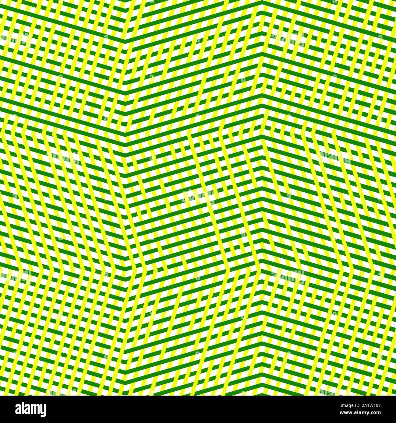 Duotone, 2-color geometric pattern of dense wavy lattice, grid ...