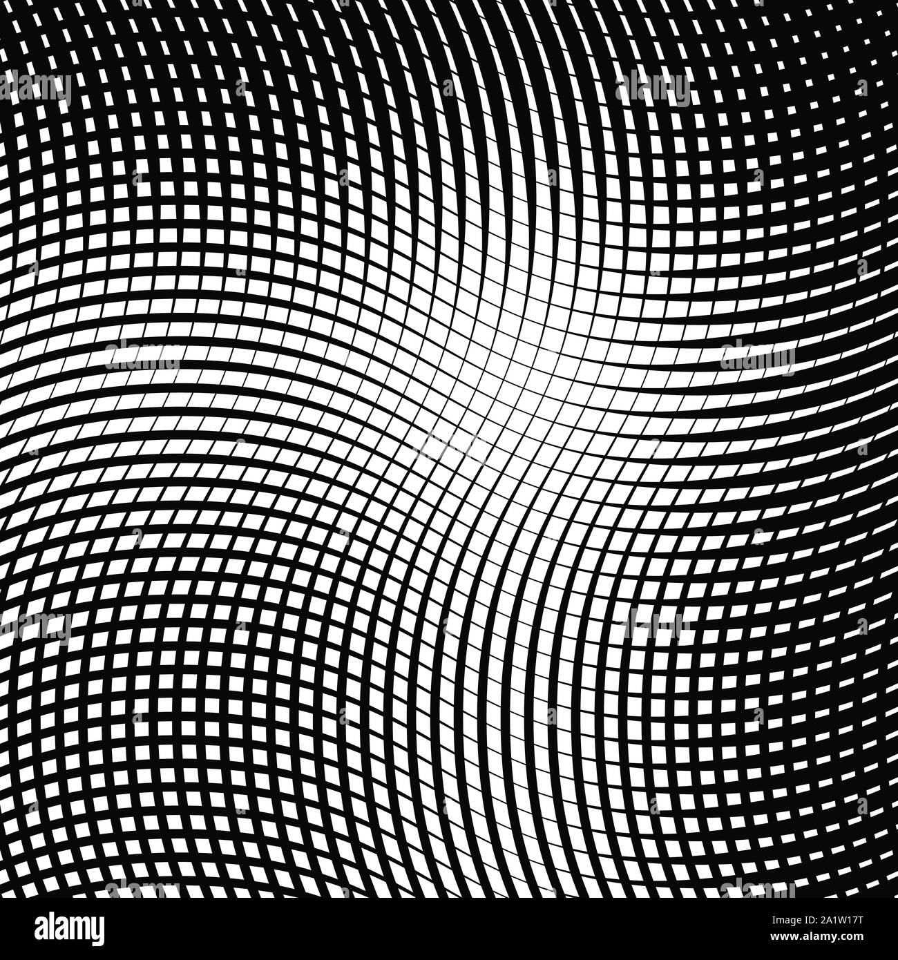 Warp, free-form reticular array, matrix of lines. Complex geometric net ...