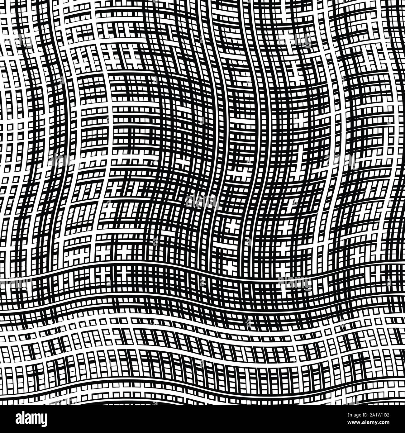 Abstract geometric mesh, grid pattern of interweaved, interlocking ...