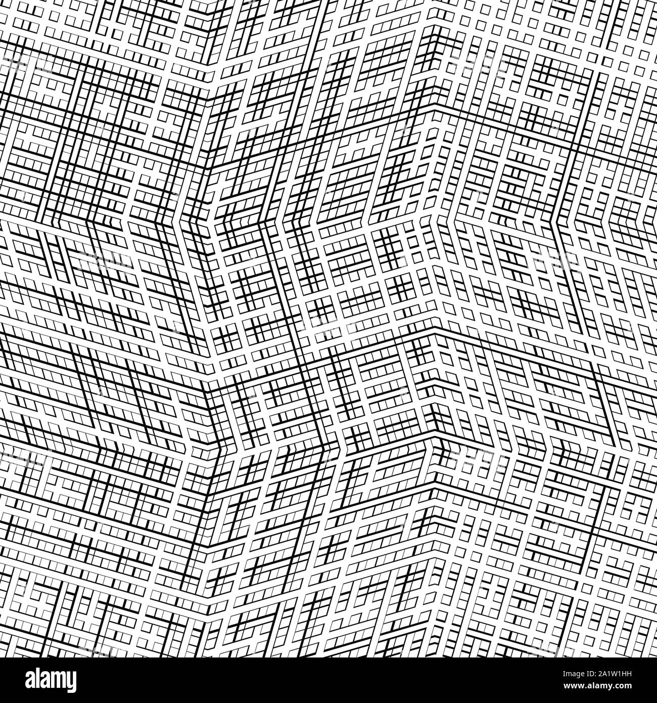 Abstract geometric mesh, grid pattern of interweaved, interlocking ...