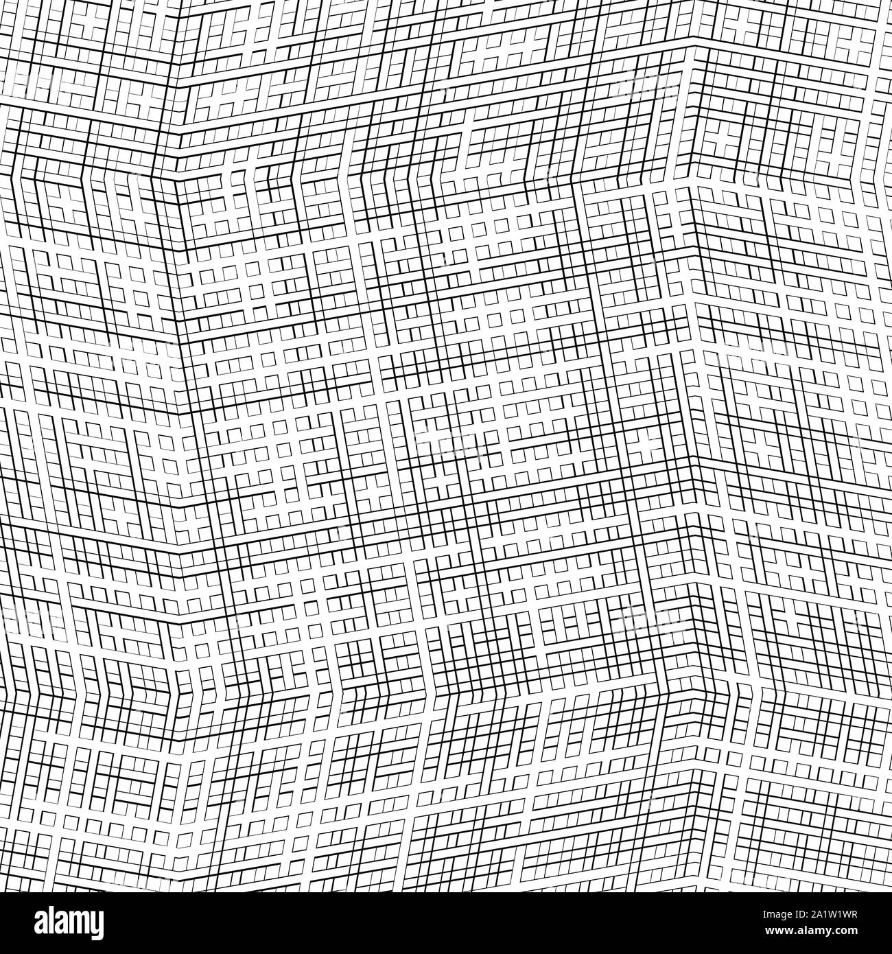 Abstract geometric mesh, grid pattern of interweaved, interlocking ...