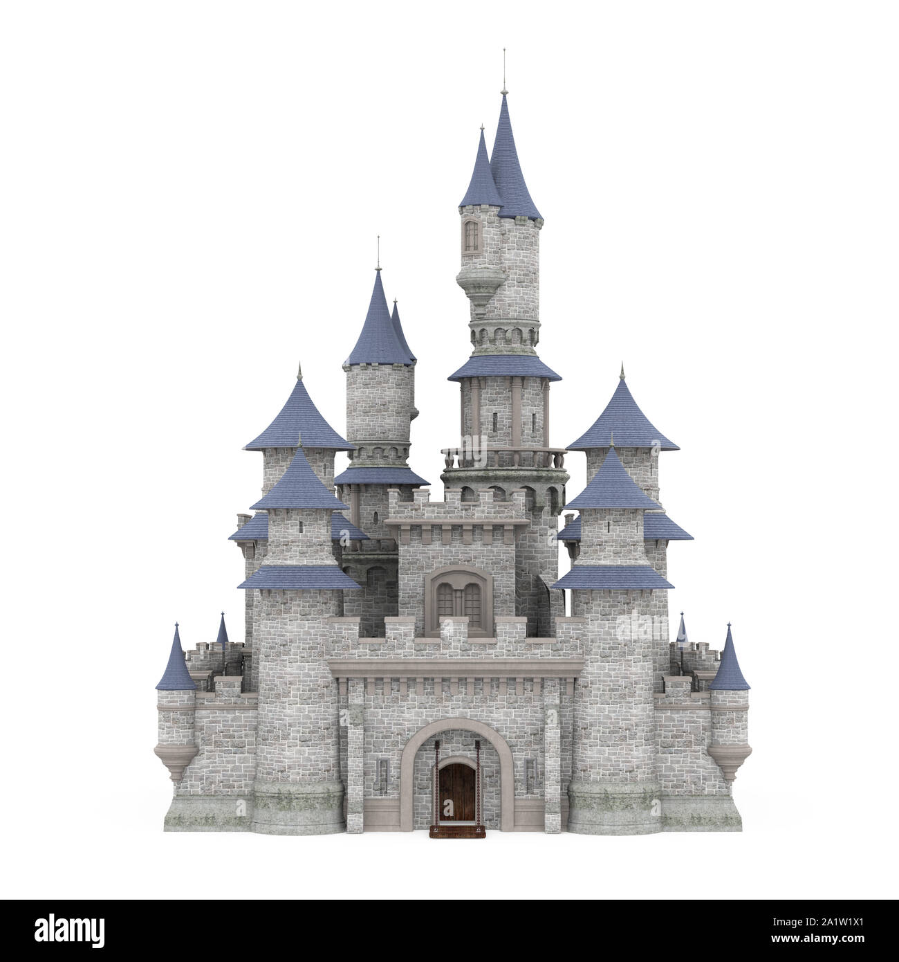 Fantasy castle render hi-res stock photography and images - Alamy