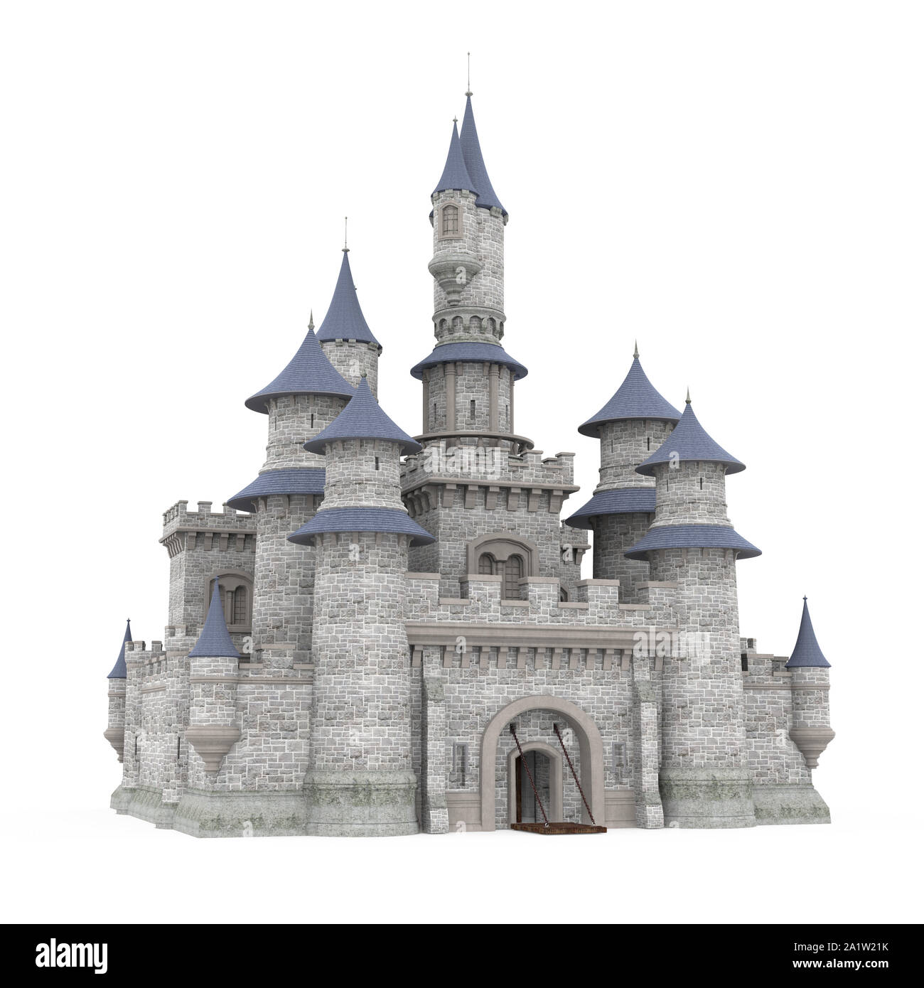 Fantasy castle 3d render hi-res stock photography and images - Alamy