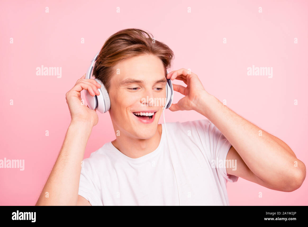 Rest relax pause break recreation concept. Closeu photo portrait Stock ...