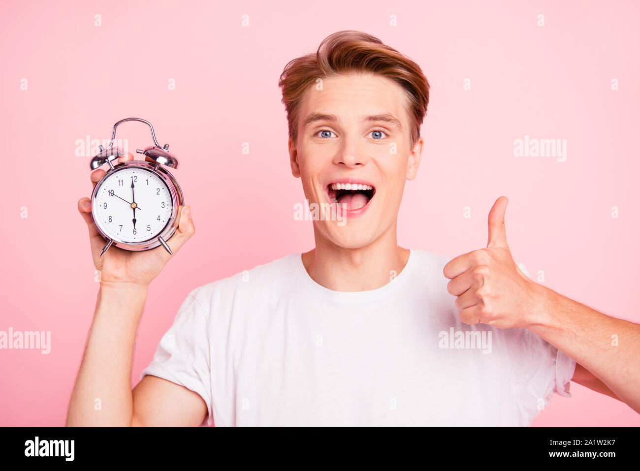 6 am pm work worker job high school people person joy fun concep Stock ...