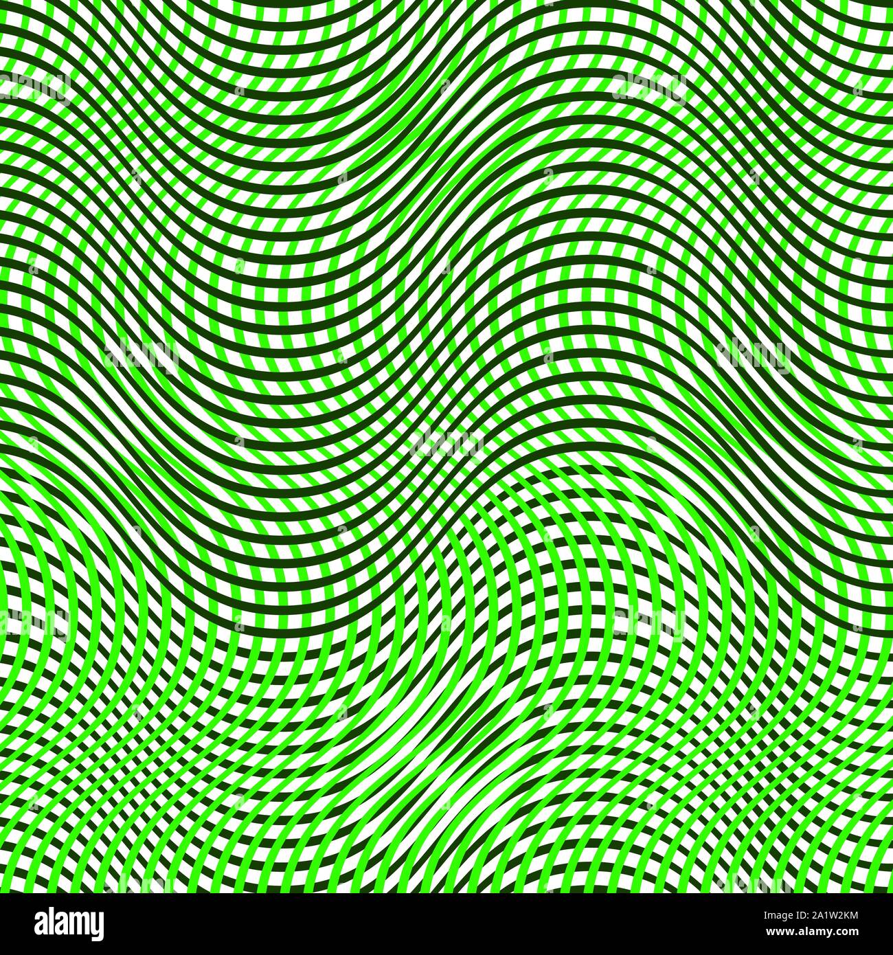 Duotone, 2-color geometric pattern of dense wavy lattice, grid ...