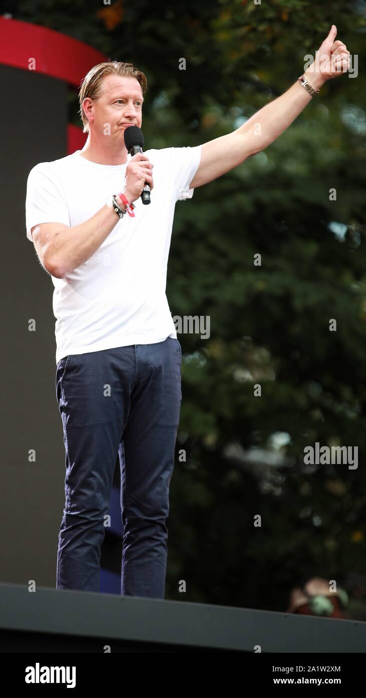 New York, NY, USA. 28th Sep, 2019. Hans Vestberg on stage for 2019 ...