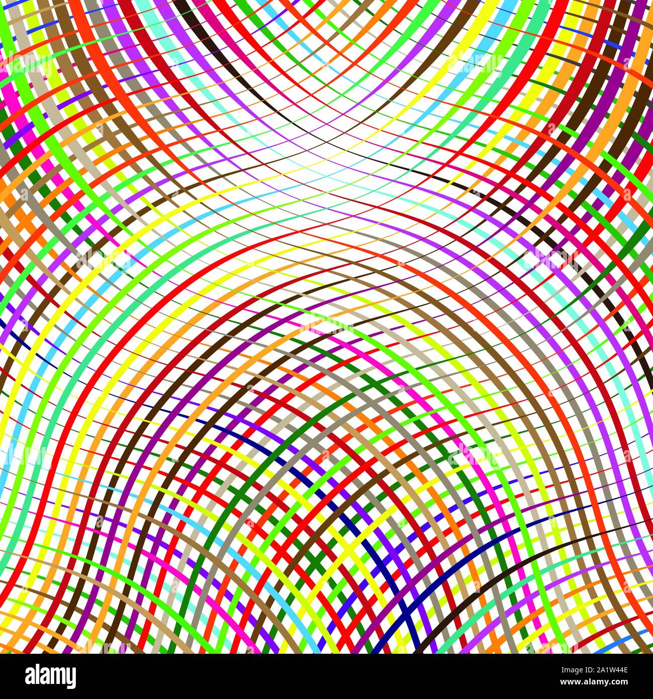 Colorful scribble, cross hatch geometric lines pattern. Intersecting ...