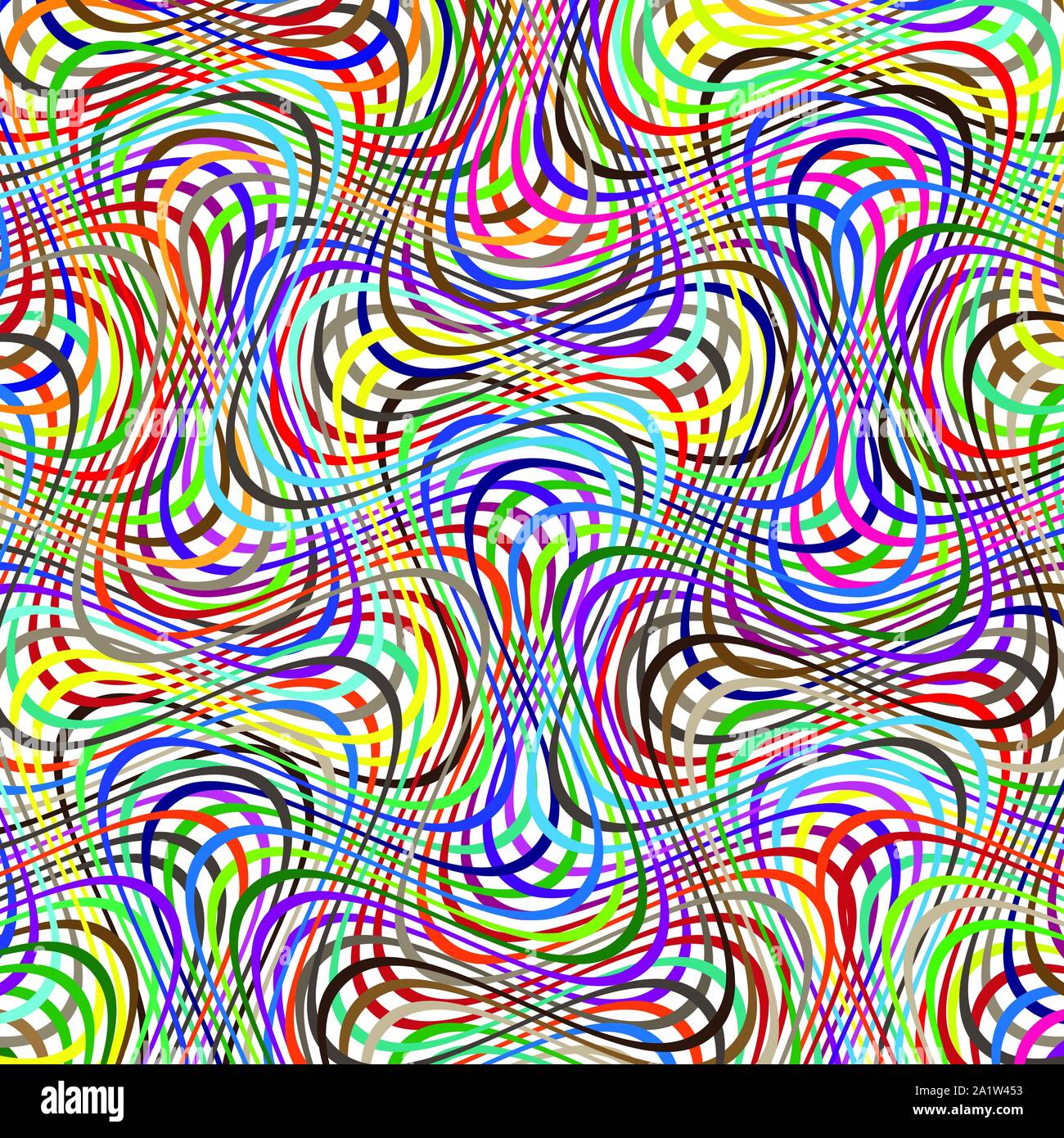 Colorful scribble, cross hatch geometric lines pattern. Intersecting ...