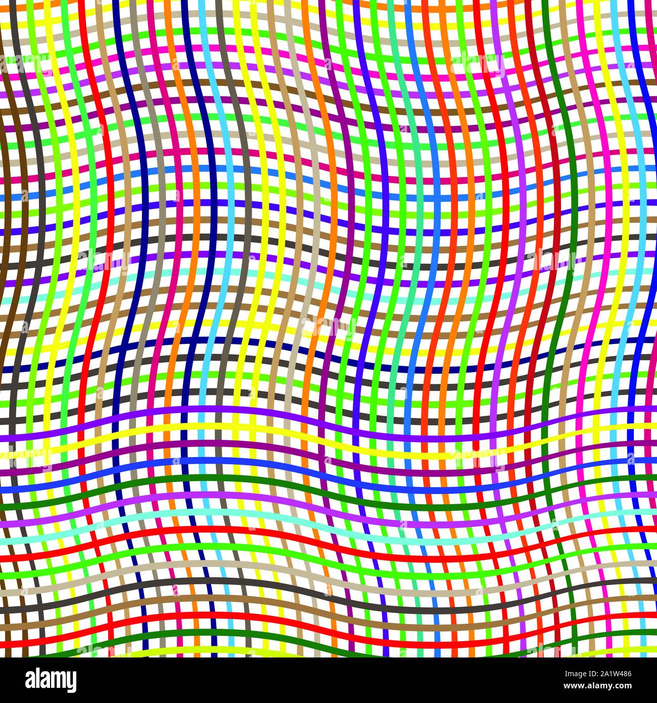 Colorful scribble, cross hatch geometric lines pattern. Intersecting ...