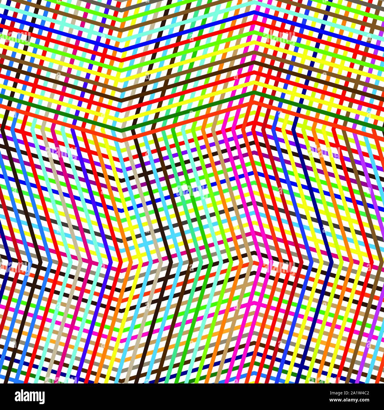 Colorful scribble, cross hatch geometric lines pattern. Intersecting ...