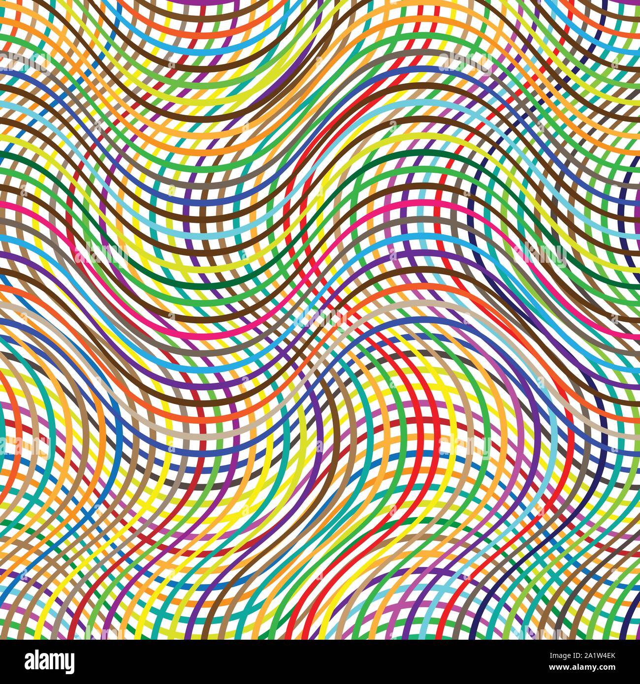 Colorful scribble, cross hatch geometric lines pattern. Intersecting ...