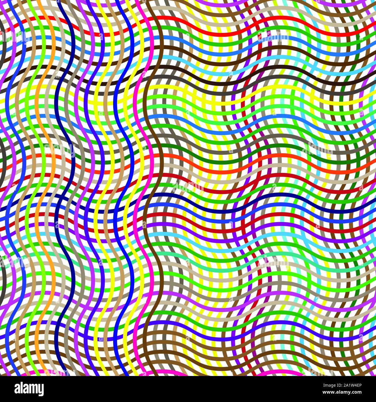 Colorful scribble, cross hatch geometric lines pattern. Intersecting ...