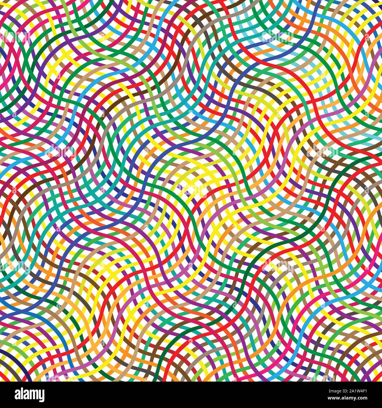 Colorful scribble, cross hatch geometric lines pattern. Intersecting ...