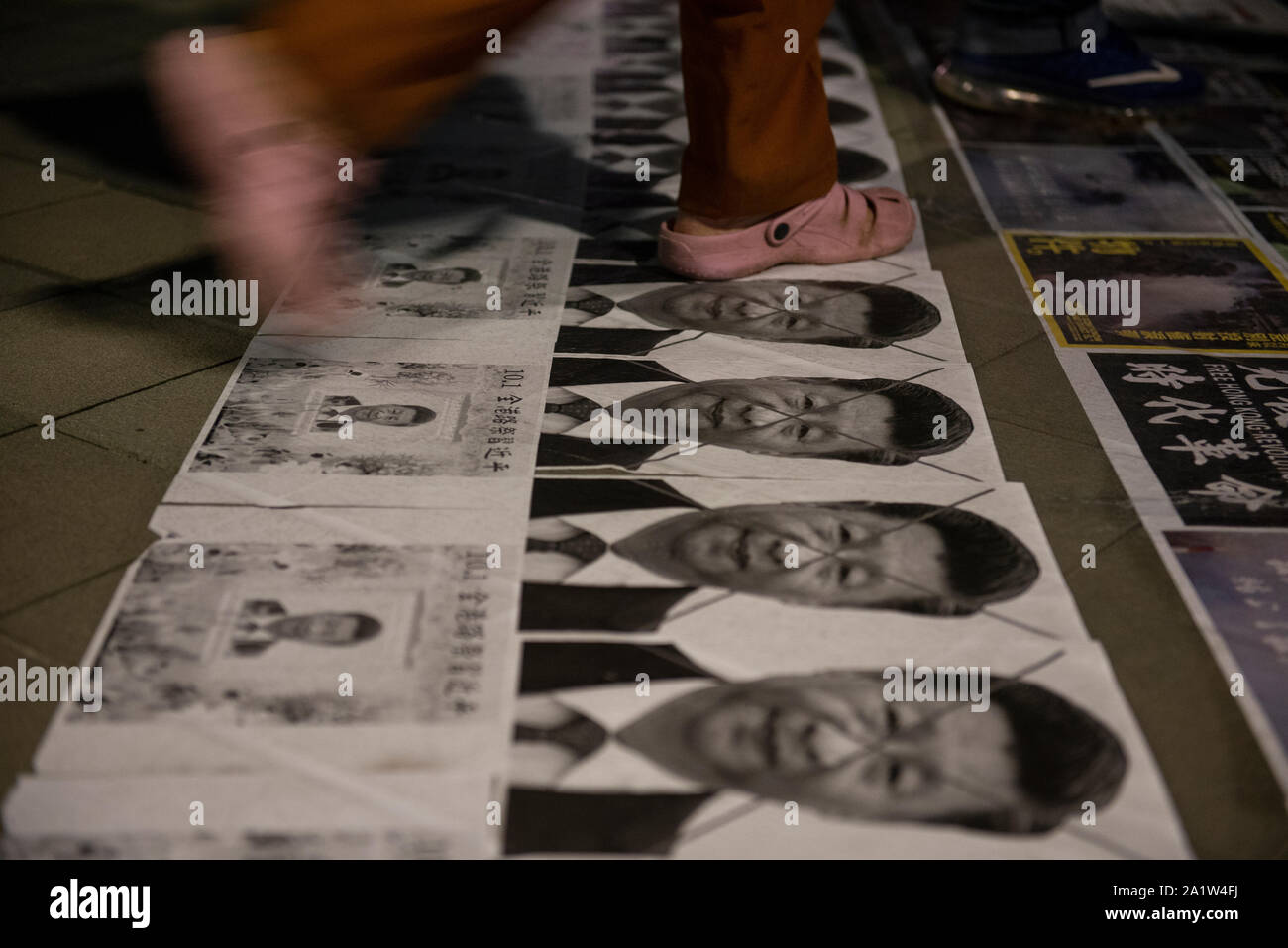 Hong kong protest umbrella xi hi-res stock photography and images - Alamy