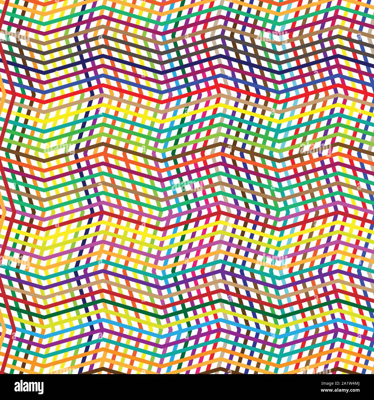 Colorful scribble, cross hatch geometric lines pattern. Intersecting ...