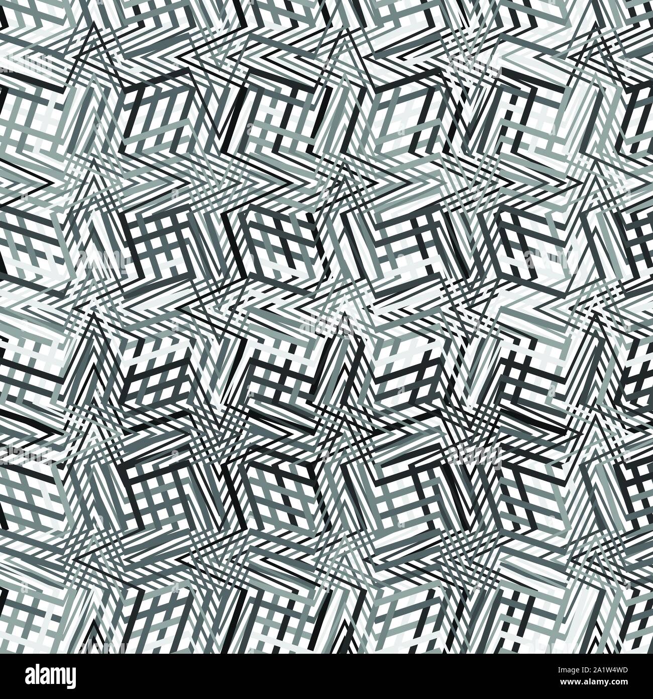 Complicated greyscale geometric pattern, geometric texture of ...