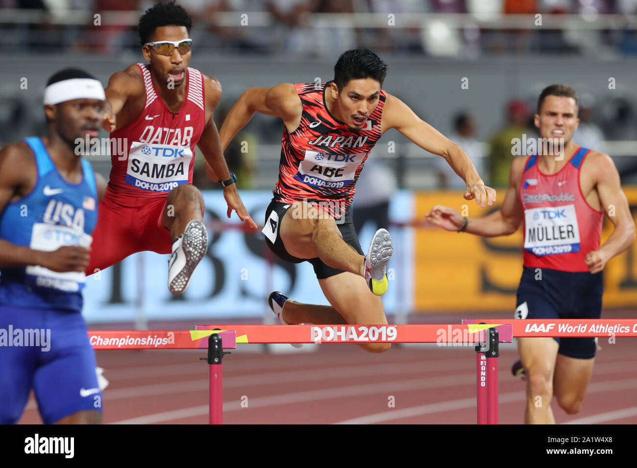 Doha, Qatar. 28th Sep, 2019. Takatoshi Abe (JPN) Athletics : IAAF World ...