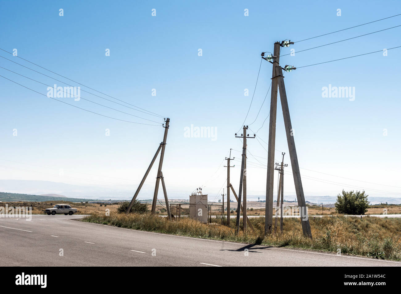 Utility poles hi-res stock photography and images - Alamy