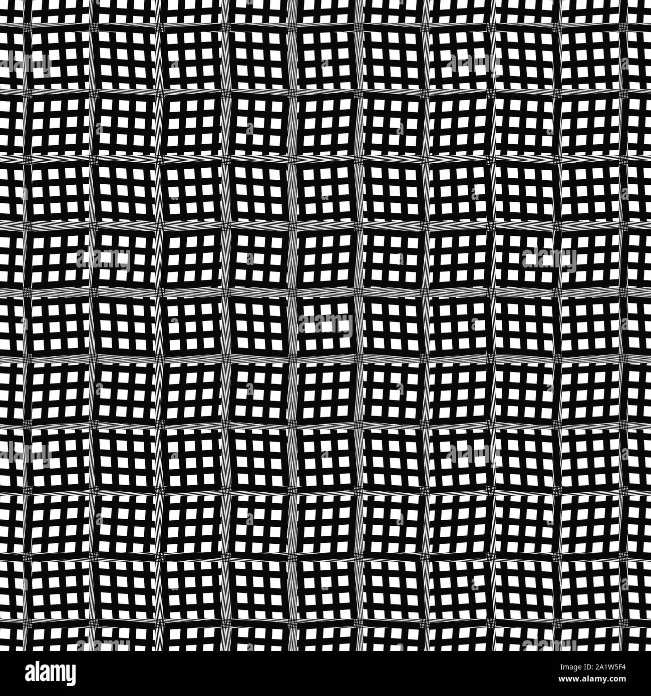 Grid pattern, mesh background of wavy, waving distortion, deformation ...