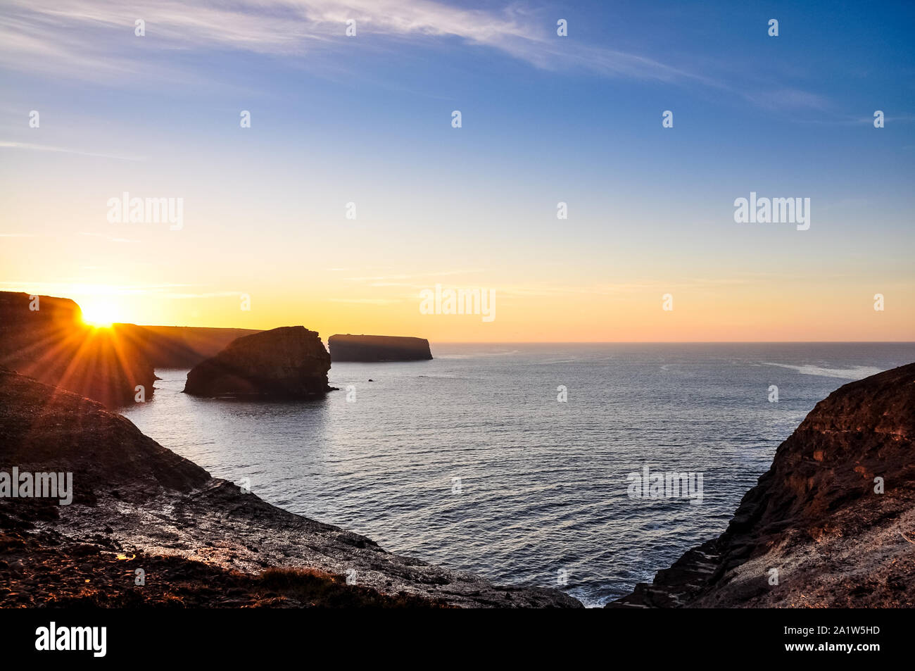 Path along the cliffs of Kilkee in Ireland tourist attraction Stock ...