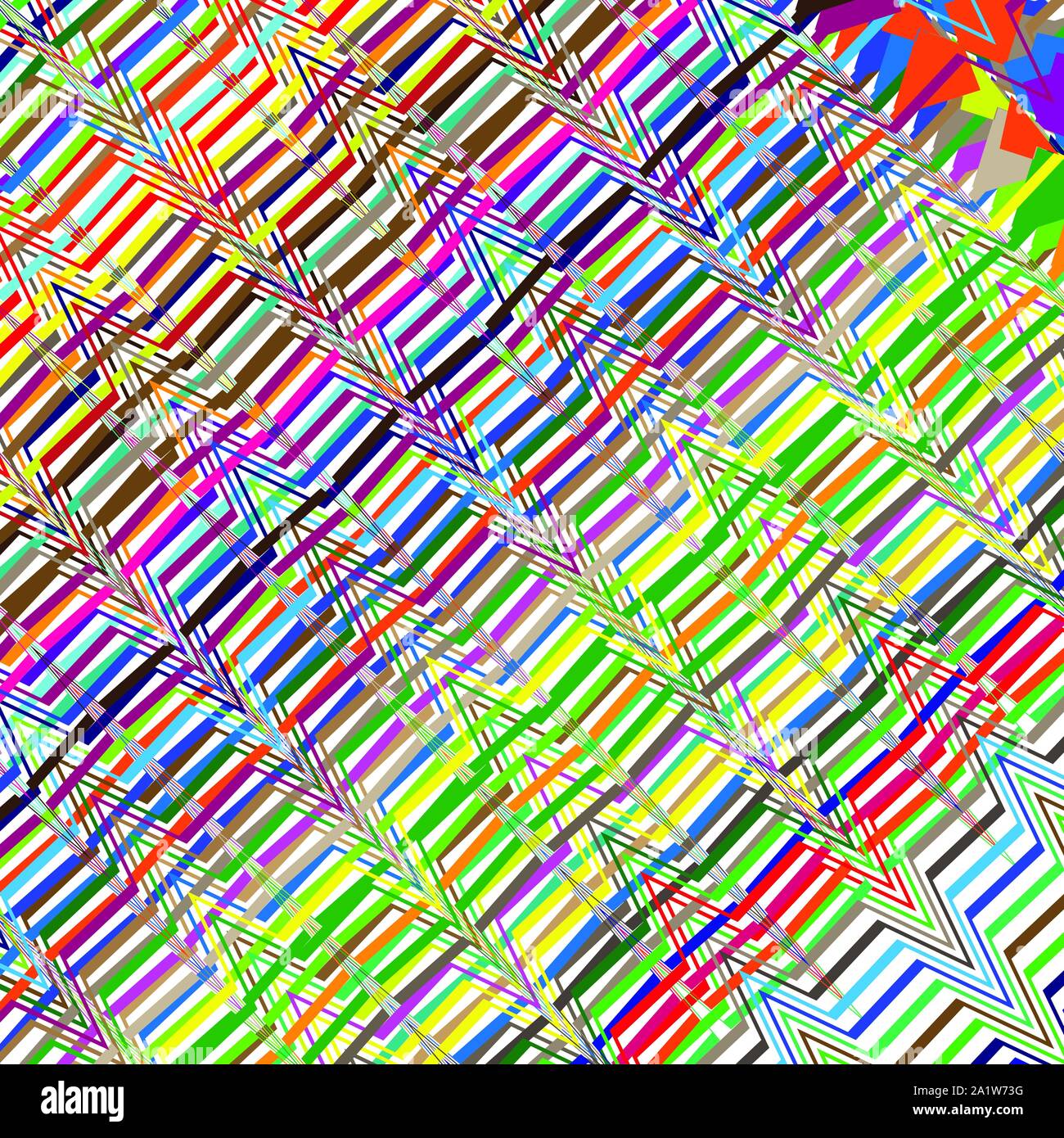 Colorful scribble, cross hatch geometric lines pattern. Intersecting ...