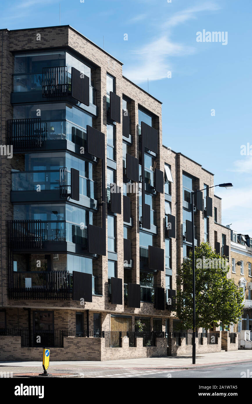 Modern architecture apartment block Stock Photo - Alamy