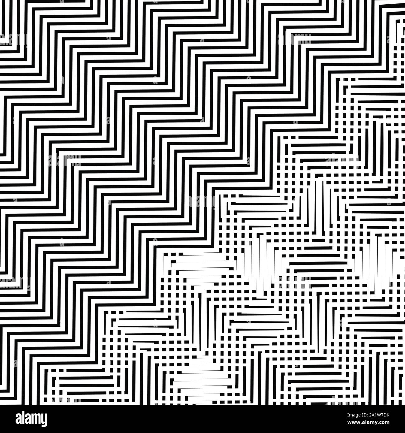 Interlace, interlocking lines. Curve, flex intersecting lines grid ...